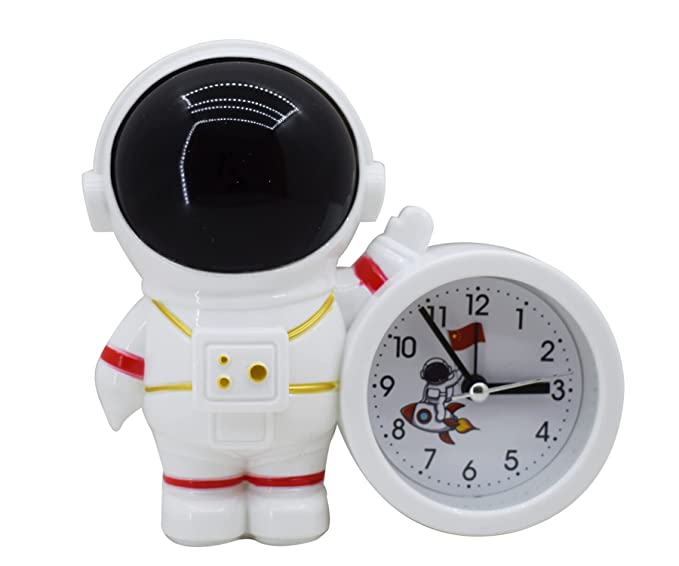 Asera Space Theme Astronauts Spaceman Alarm Table Clock for Kids Room ...